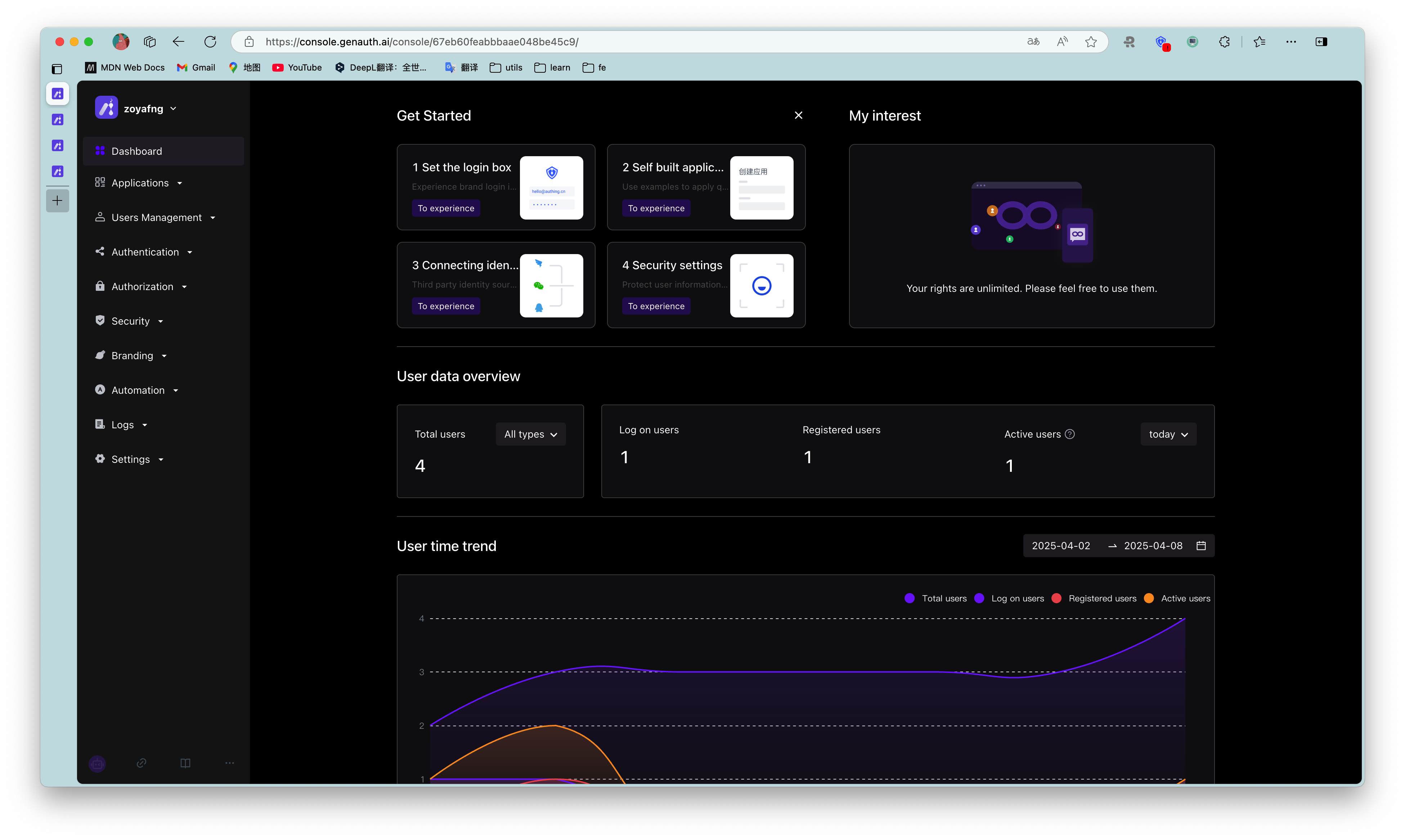 Console Overview | GenAuth Docs